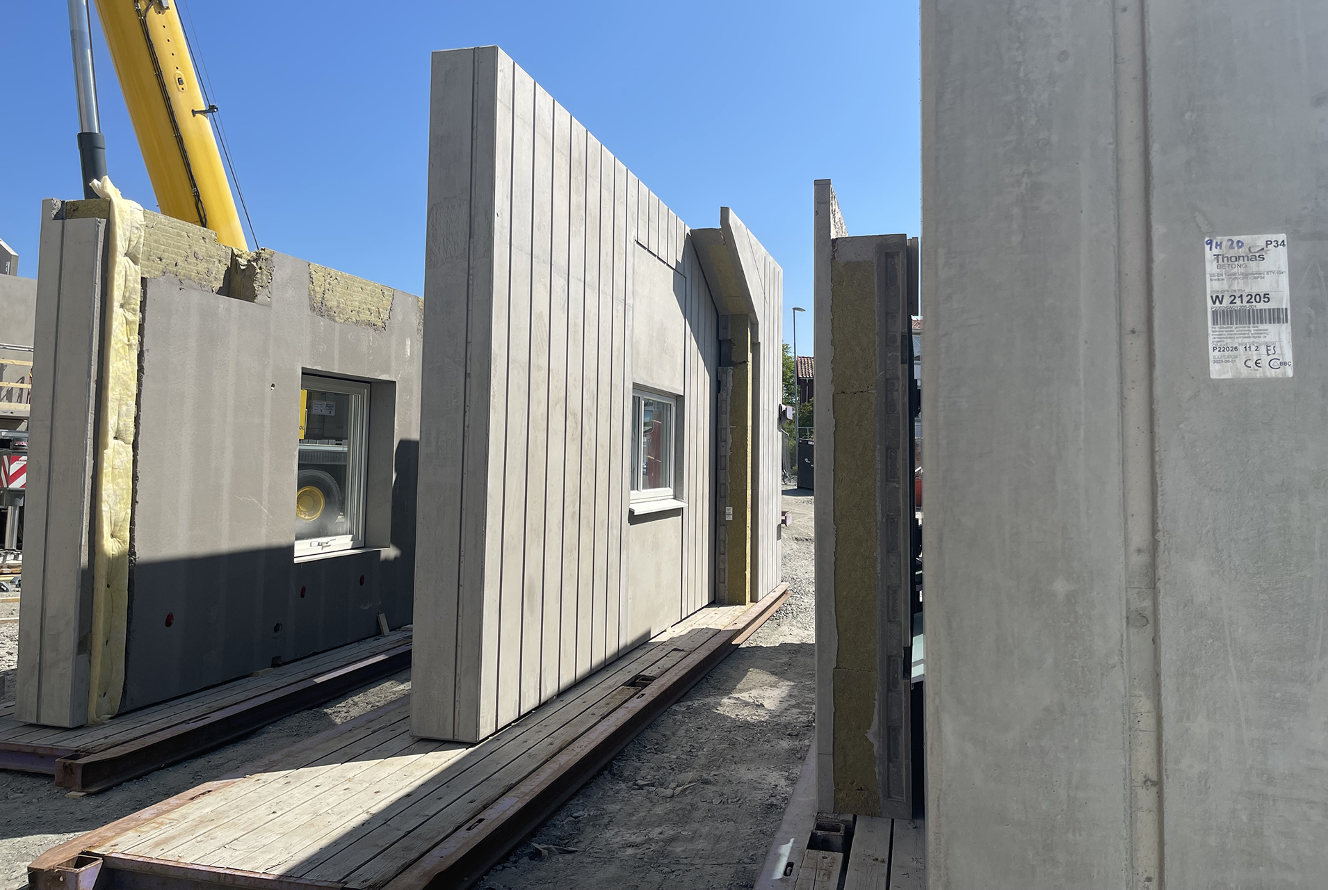 Montage av stomme - Thomas Betong