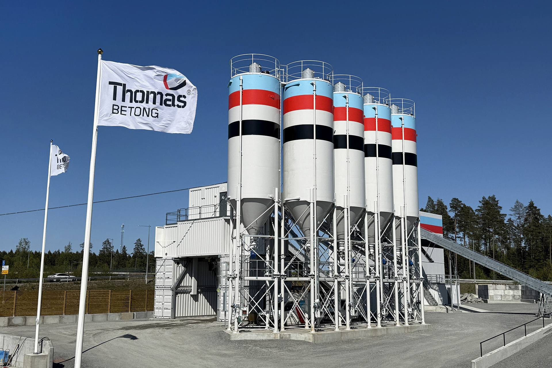 Invigning av Thomas Betongs flaggskepp i Stockholm: ny betongfabrik i Stäket - Thomas Betong